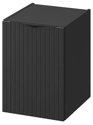 Cersanit Tirso, nízká doplňková skříňka 400x447x551 mm, černá matná, S1017-008