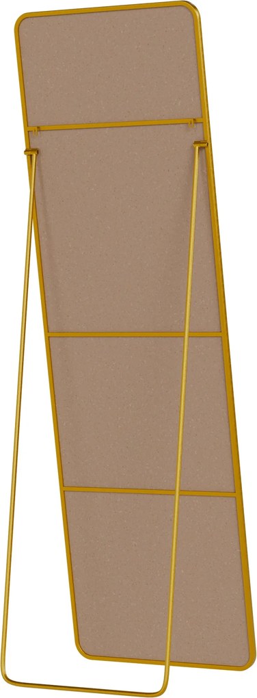 Zrcadlo Gurnee 160x50 cm – zlatá lesklá