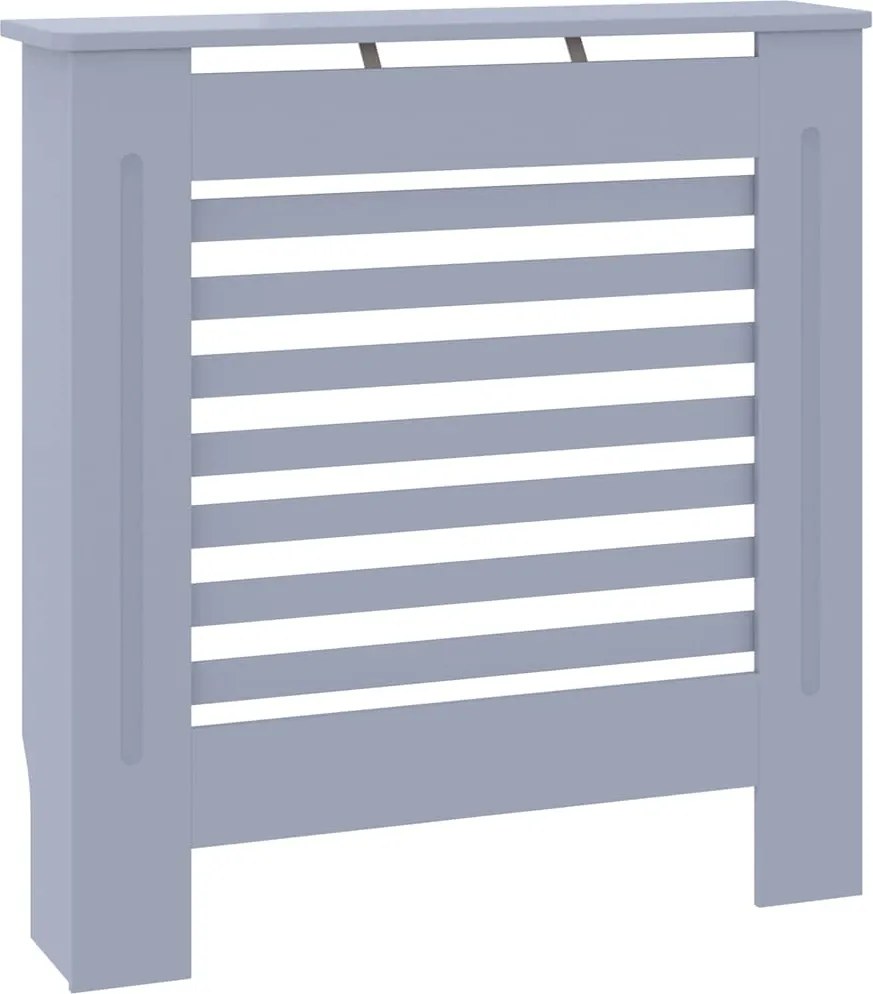 Kryt na radiátor MDF šedý 78 cm 325565