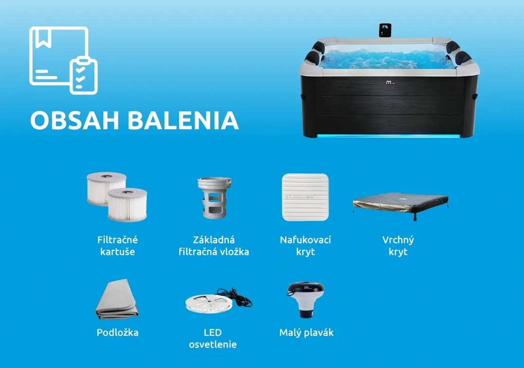 Mspa | Vířivý bazén MSPA Oslo Plus F-OS063WP | 11406451