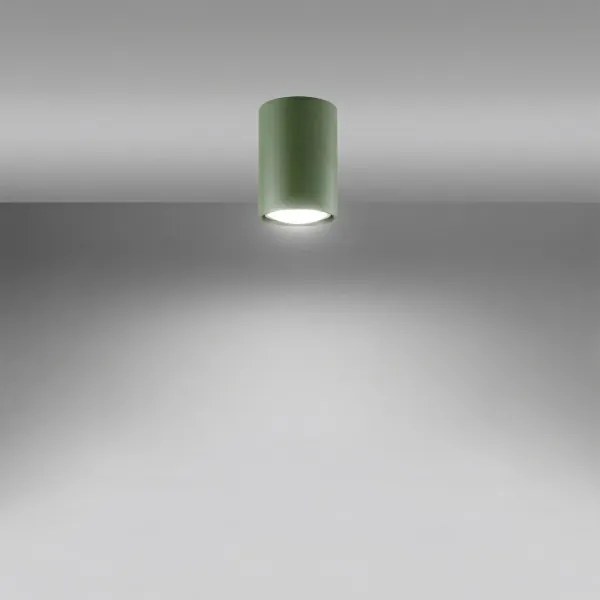 Sollux SL.2071 - Bodové svítidlo LAGOS 1xGU10/10W/230V zelená