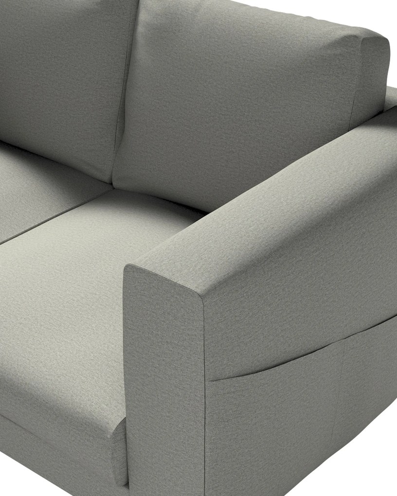 Potah na pohovku IKEA Norsborg 2-místná barva šedá látka pletený vzor