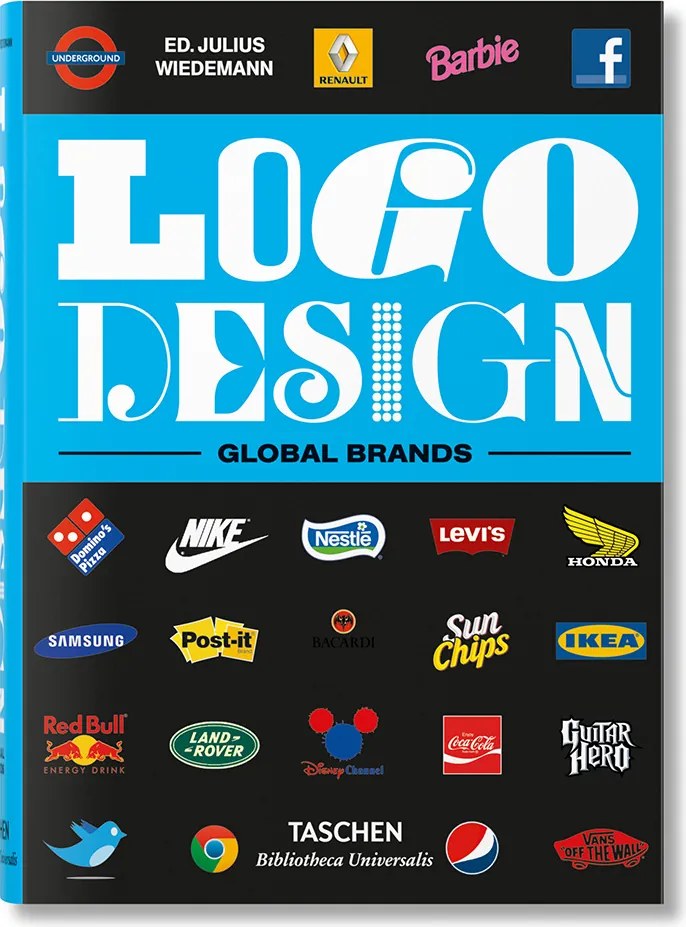 Taschen designové knihy Logo Design. Global Brands