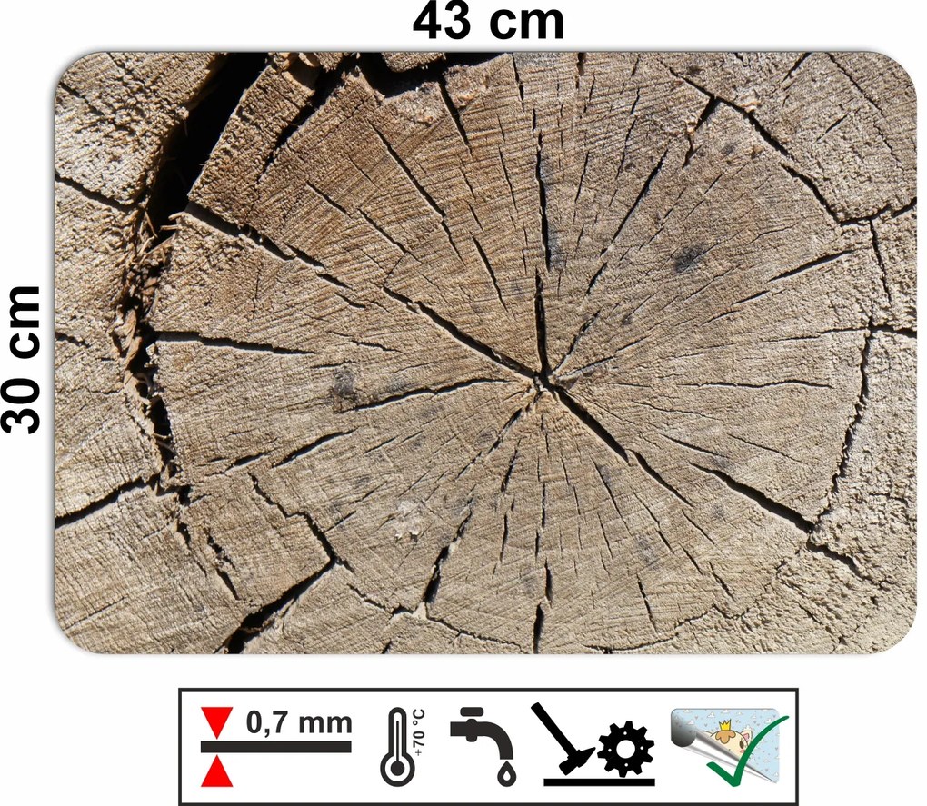 PokojovaDekorace.cz, Prostírání - 094, Imitace dřeva, 43x30cm