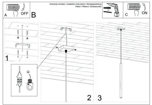 Sollux SL.1524 - Lustr na lanku PASTELO 1xG9/8W/230V červená