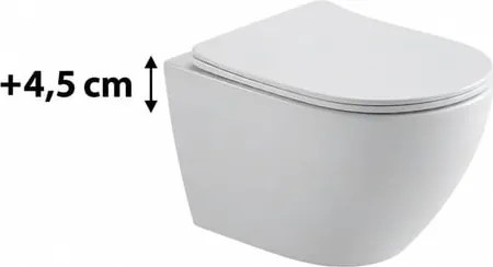WC s prkénkem softclose závěsné SAT Ergo zadní odpad SATERG3