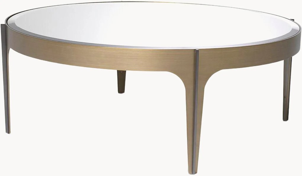 Kulatý konferenční stolek se zrcadlovou deskou Artemisa