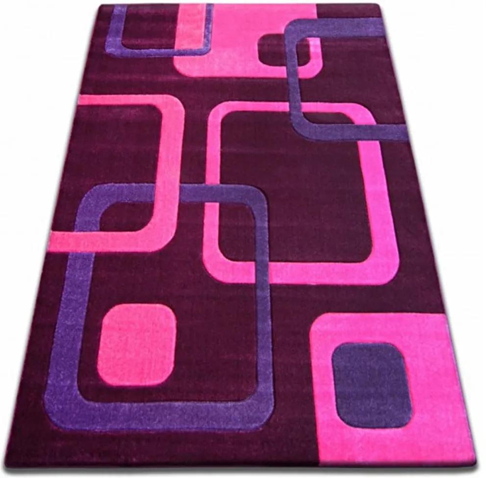 Kusový koberec Karla vínový, Velikosti 200x290cm