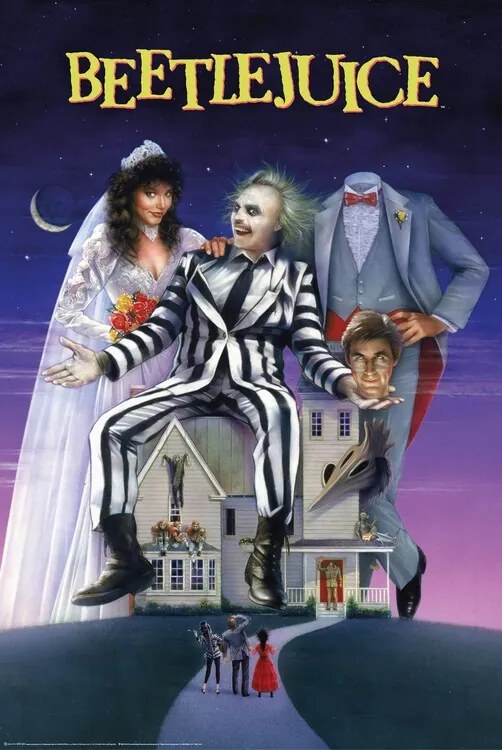 Plakát, Obraz - Beetlejuice, (61 x 91.5 cm)