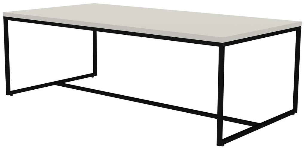 Konferenční stolek pili 120 x 60 cm bílý MUZZA