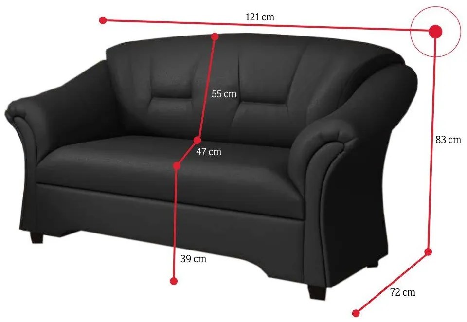 Sedací sestava TOM 2+3, Dolaro 08
