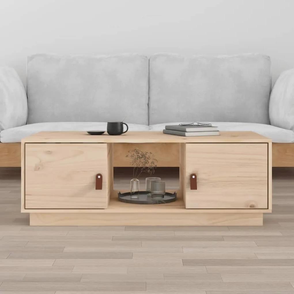 818265 vidaXL Konferenční stolek 100x50x35 cm masivní borové dřevo