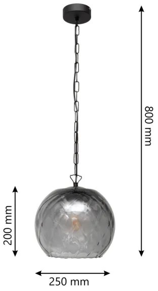 Lustr na lanku MARILLA 1xE27/15W/230V