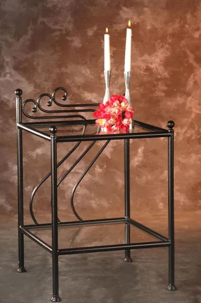 Noční stolek kovový malý ROXANA