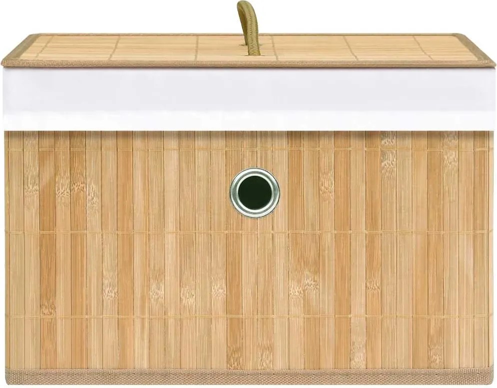 Bambusové úložné boxy 4 ks 320765