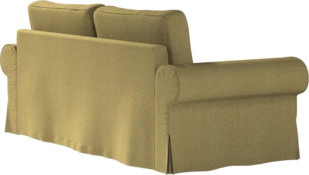 Potah na pohovku IKEA Backabro, 3-místná, rozkládací barva zelená látka pletený vzor