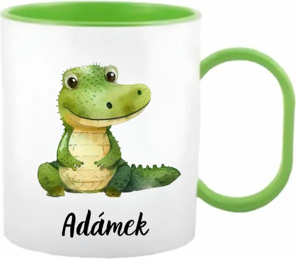 Plastový hrníček Krokodýl