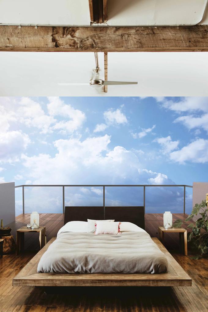 Malvis ® 3D tapeta Výhled na mraky Vel. (šířka x výška): 504 x 310 cm