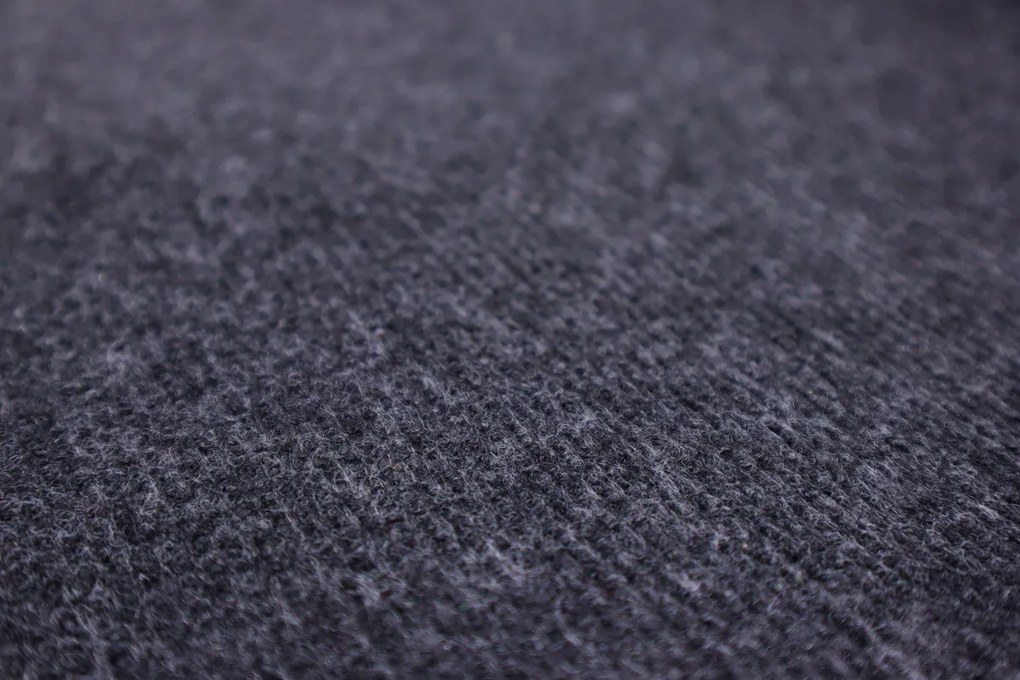 Betap koberce AKCE: 200x460 cm SUPER CENA: Černý univerzální koberec metrážní Budget - Bez obšití cm