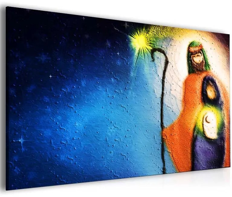 Malvis ® Abstraktní obraz požehnání Velikost (šířka x výška): 90x60 cm