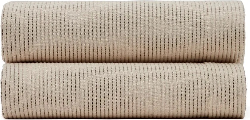 Béžový bavlněný přehoz 240x260 cm Bedar – Kave Home