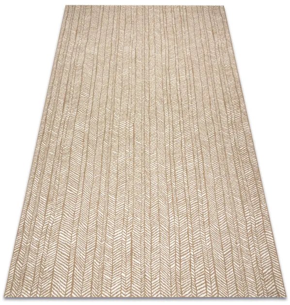Koberec SIZAL FLAT 48964265 rybí kost, béžový / naturální