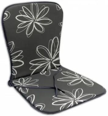 Sedák SAMOA - šedý s květy 30200-700 OEM R35370