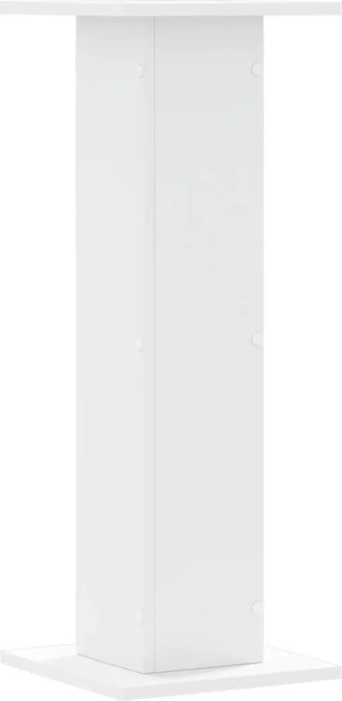 Stojany na rostliny 2 ks bílé 30 x 30 x 80 cm kompozitní dřevo 3307864