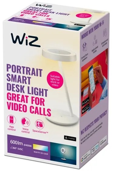 WiZ - LED Stmívatelná stolní lampa PORTRAIT LED/10W/5V Wi-Fi 2700-6500K CRI 90
