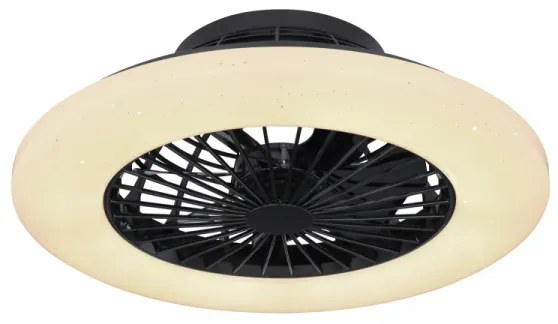 Globo 03628B - LED Stmívatelné stropní svítidlo s ventilátorem LED/30W/230V + DO
