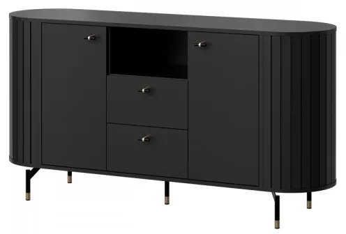 Komoda Terkiro 150 2D2S TR02, Barva: černá