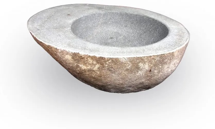 Indera The Lavabo Slice Avocado 57039 Umyvadlo z přírodního říčního kamene