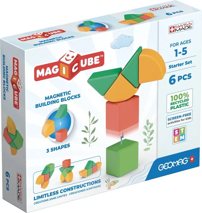 Stavebnice geomag magicube shapes 6 dílků