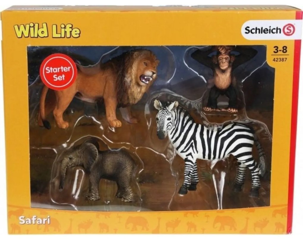 Schleich 42387 divoká zvířata set 4ks