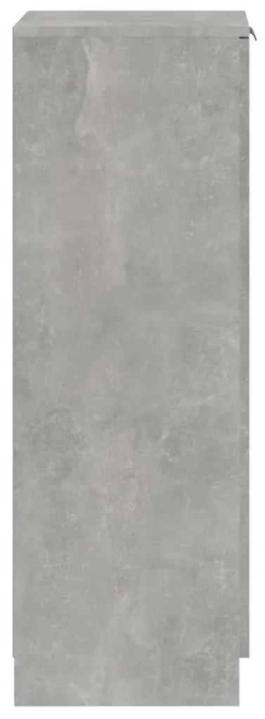 Botník betonově šedý 30 x 35 x 100 cm kompozitní dřevo - Default Title