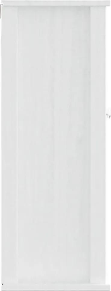 vidaXL Nástěnná koupelnová skříňka BERG 40x27x71,5 cm borovice [358548] Barva: Bílá