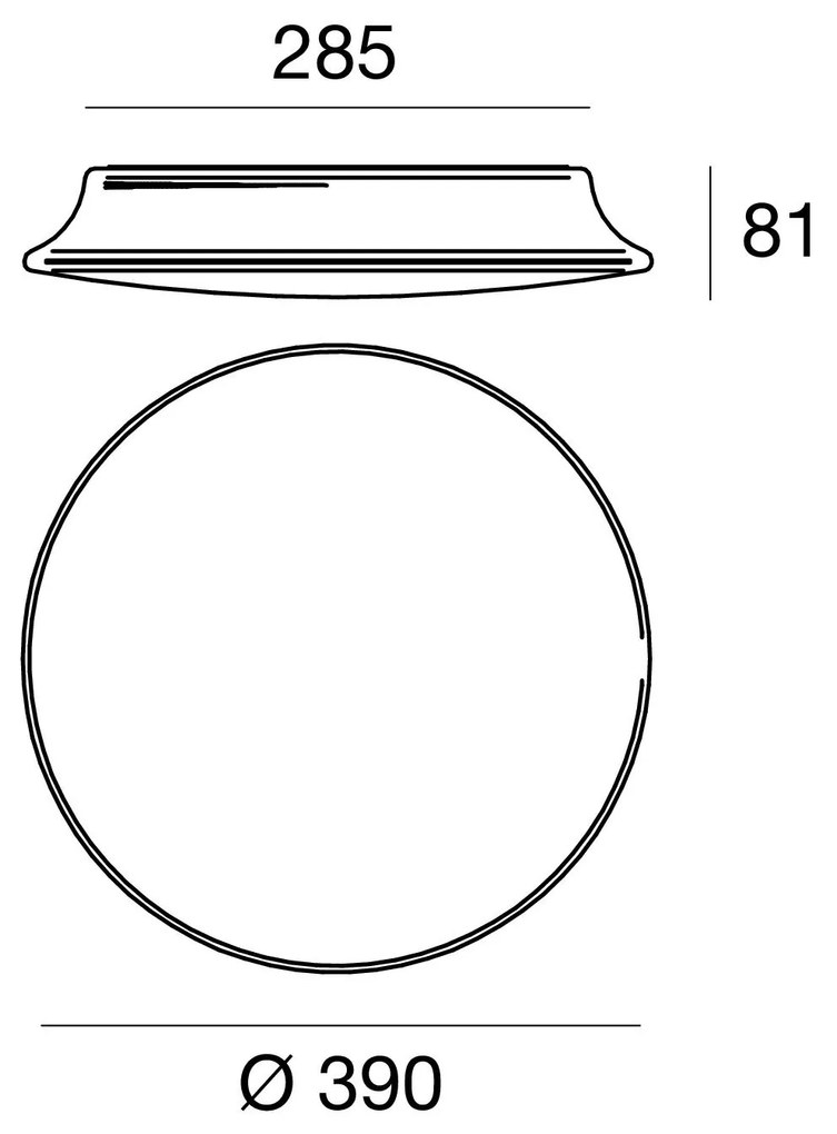 Linea Light 7806N MyWhite_R, kulaté venkovní svítidlo z bílého polyethylenu, 16W 4000K, prům. 39cm, IP65