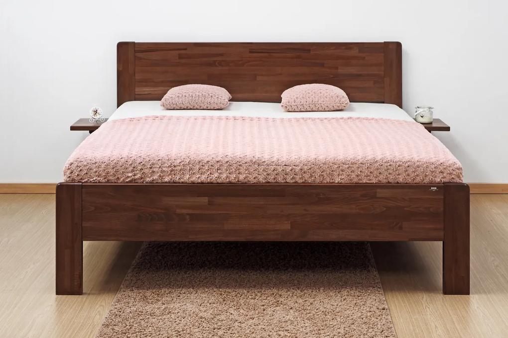 BMB Sofi XL postel - buk Moření: Olše, Provedení: ostré, Rozměr: 180 x 200 cm