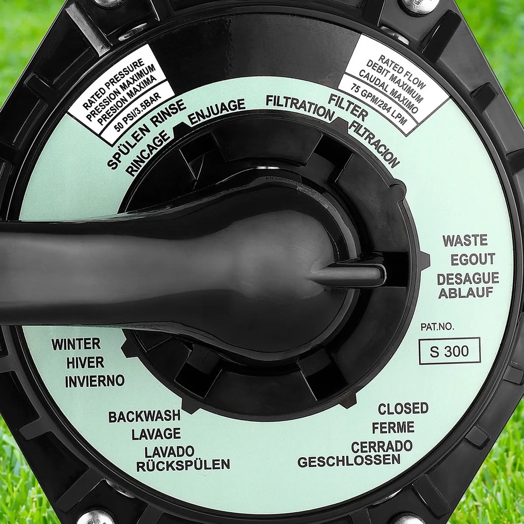 Písková filtrace k bazénu AQUA 9 600 l/h, modrá Monzana