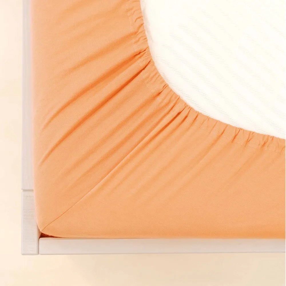 Polášek Jersey prostěradlo s elastanem - Světle zelená | 180 x 200 cm