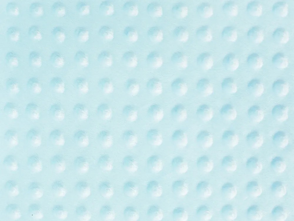 Biante Hřejivé ložní povlečení Minky 3D puntíky MKP-013 Ledové modré Jednolůžko 140x200 a 70x90 cm