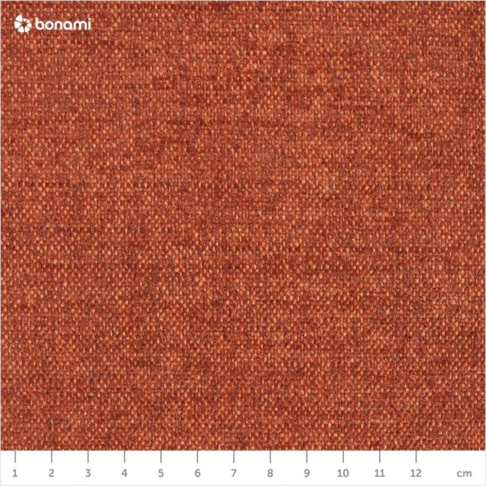 Cihlově oranžová rozkládací rohová pohovka Miuform Scandic Lagom, pravý roh