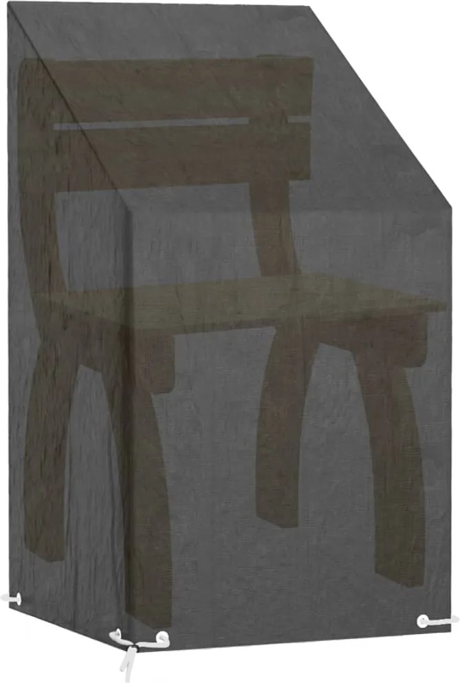 Plachty na zahradní židle 2 ks 8 oček 65 x 65 x 80/120 cm PE 3155386