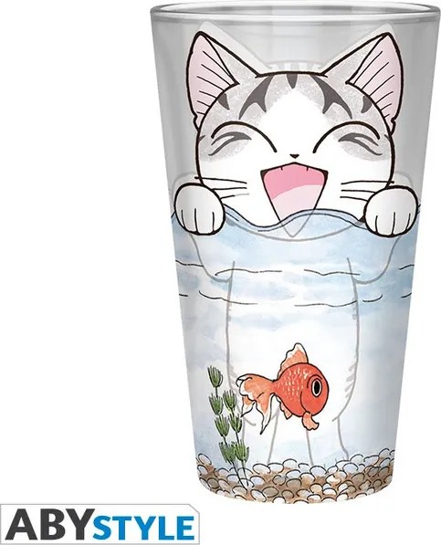Sklenice Chi - Chi's Fish Tank 400 ml Vícebarevná