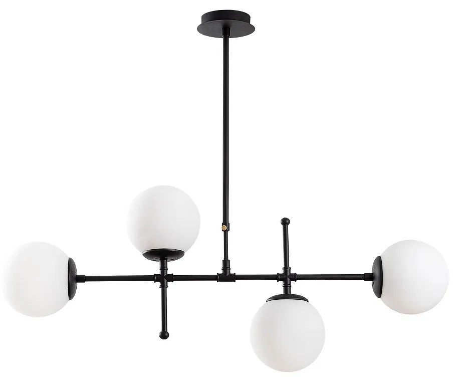 Designový lustr Parisa 108 cm černý