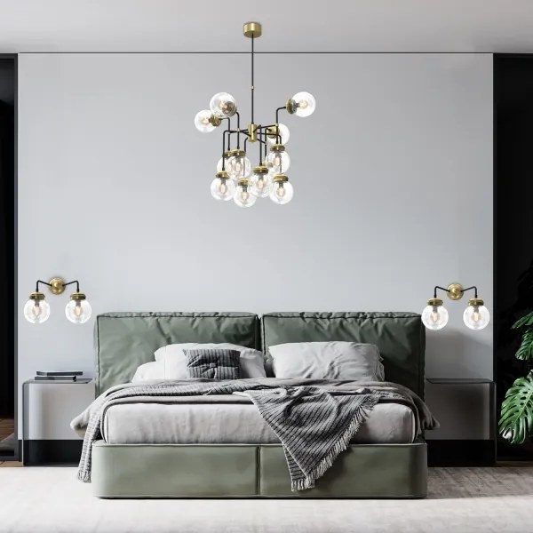 Nástěnné svítidlo HYDRO 2 2xE14/15W/230V