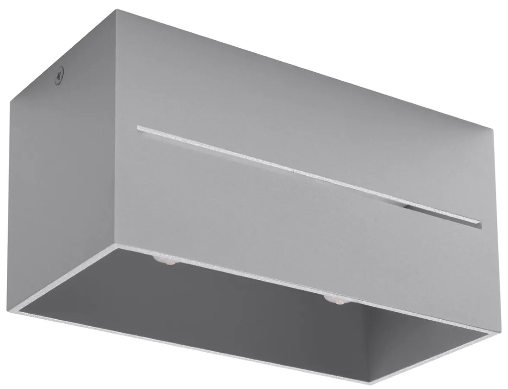 Sollux Lighting Stropní svítidlo LOBO 2 šedé