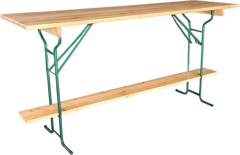 Skládací barový stůl 220x70cm – masiv borovice
