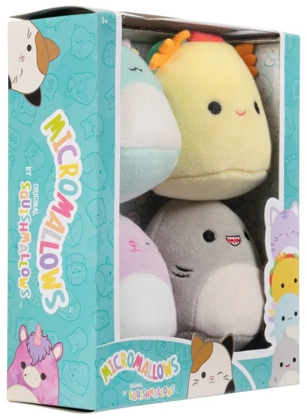 Plyšové hračky v sadě 4 ks Micromallows 4Pack – SQUISHMALLOWS