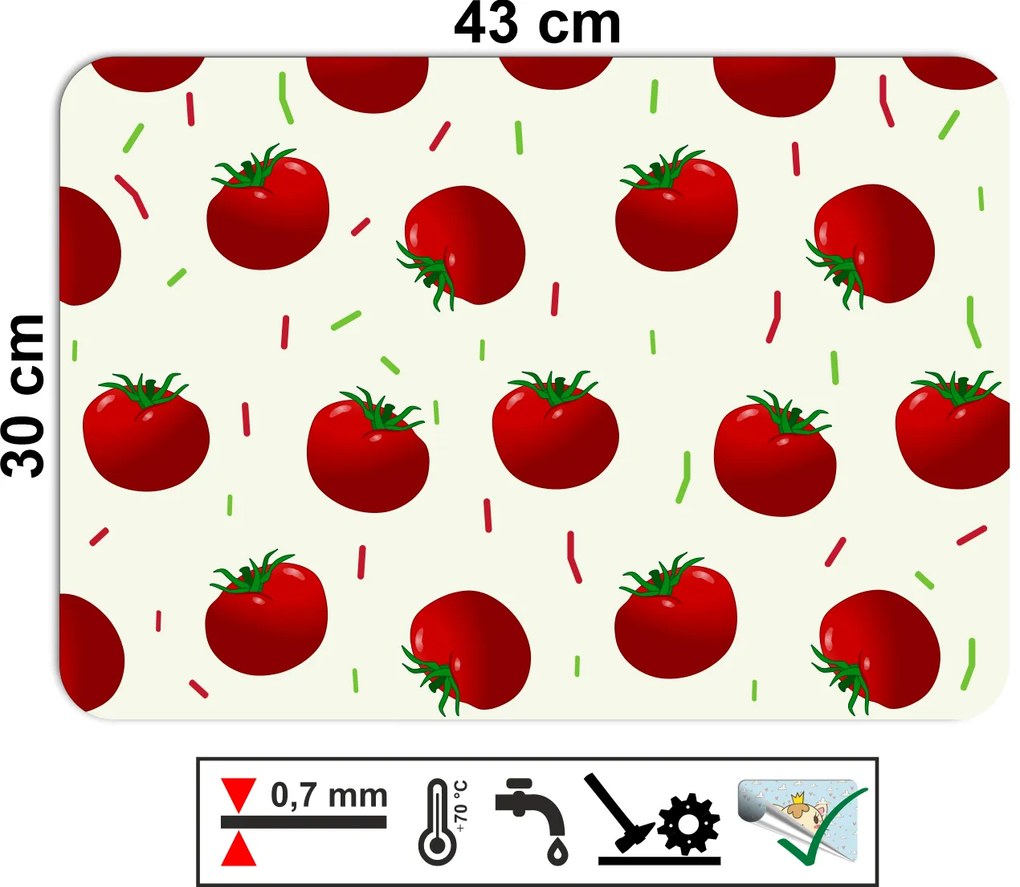 PokojovaDekorace.cz, Prostírání - 302, Rajčata, 43x30cm